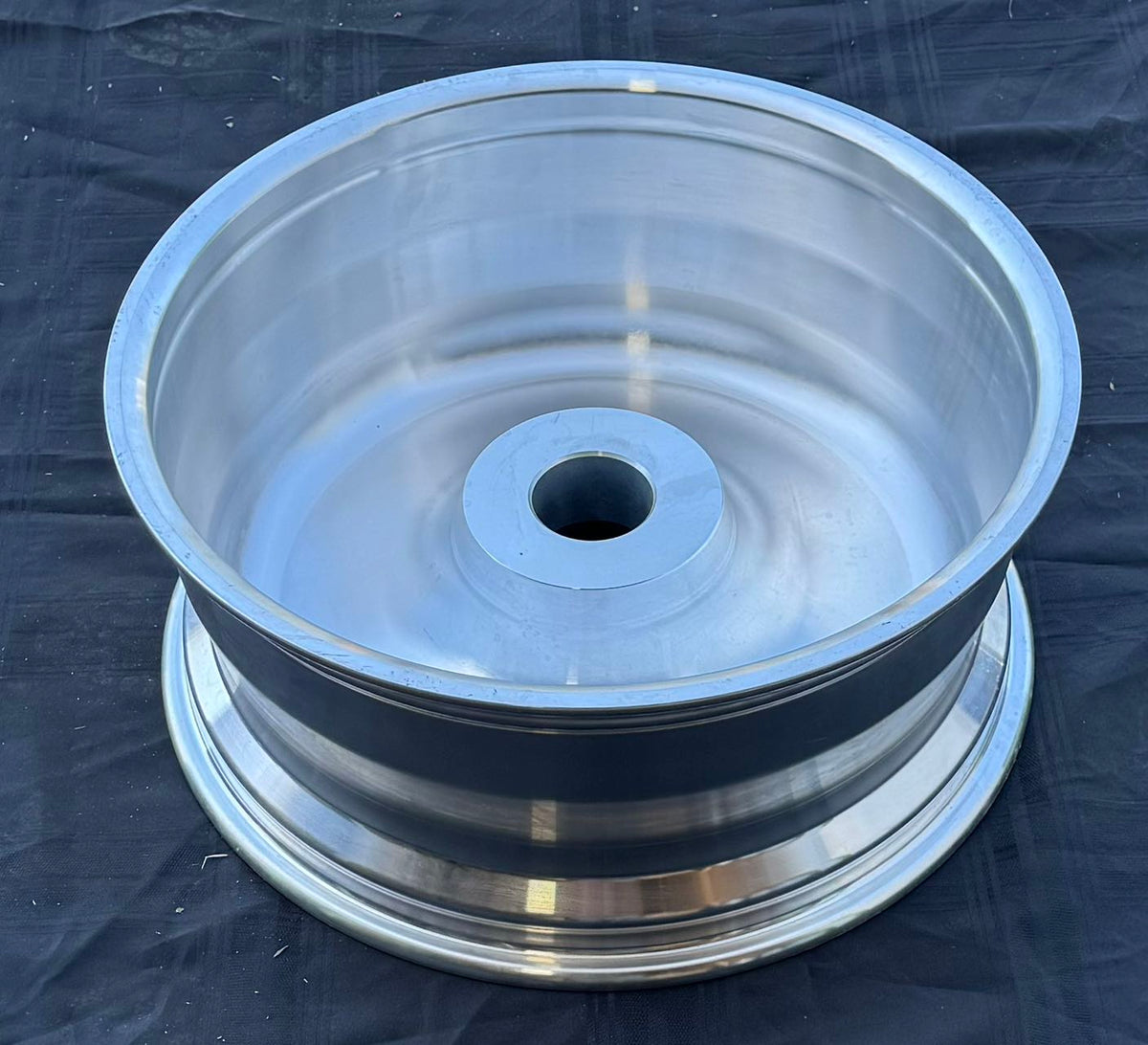 ALUMINUM BLANK WHEEL 20x8.5 with 31" offset polished outside for all p ...