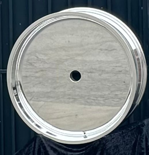 ALUMINUM BLANK WHEEL 22x7 polished outside for all position, no warran ...