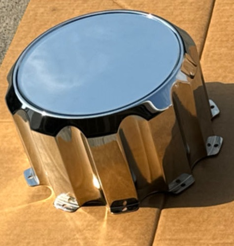 Chrome/Black Metal Caps for 10holes x 285.75, need tapping for dually ...